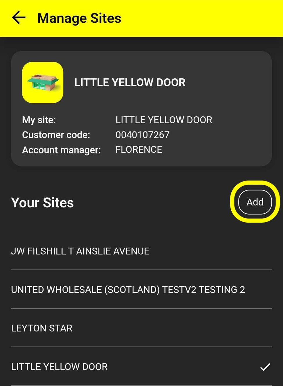 Adding another site in BEES App – BEES