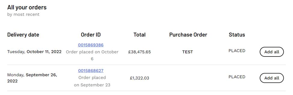 Finding the order and status in BEES Web – BEES